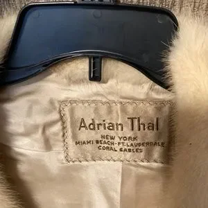 Adrian Thal | Jackets & Coats | Vintage Adrian Thal Mink Fur Coatcape ...